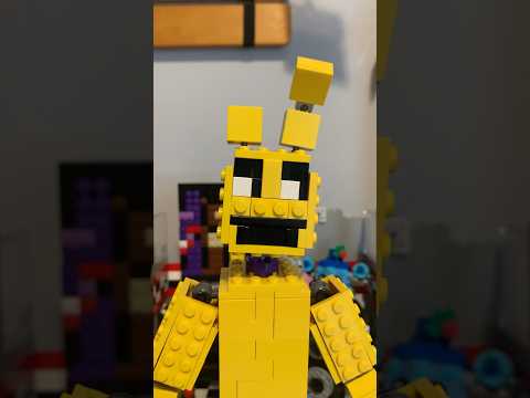 Lego fnaf moc: 8-bit purple guy in springbonnie suit #lego #legofnafmoc #fnaf #fnaf3 #purpleguyfnaf