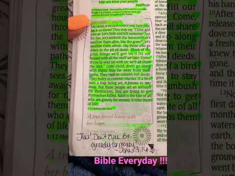 The Bible Says , “Do Not Be Greedy For Money” !!