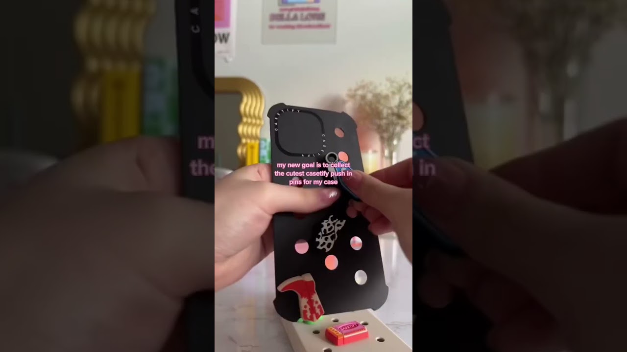 PUSH PIN PHONE CASE?!? #castify use code 15BELLALORE #affiliate