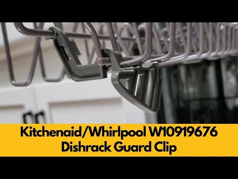 Whirlpool W10919676 Dishwasher Dishrack Guard Clip | Also Fits KitchenAid