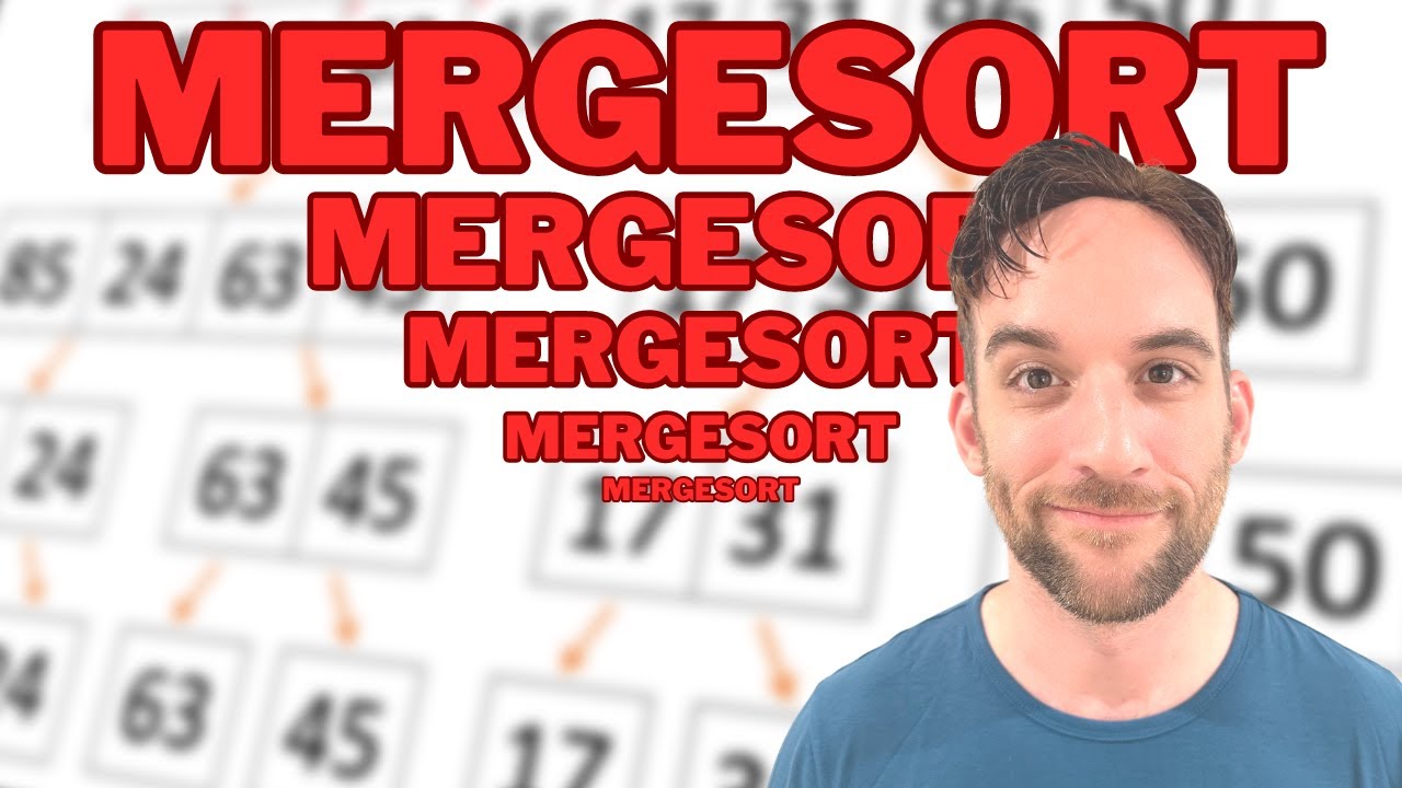 How to MERGE SORT Algorithm with RECURSION in 4 Minutes