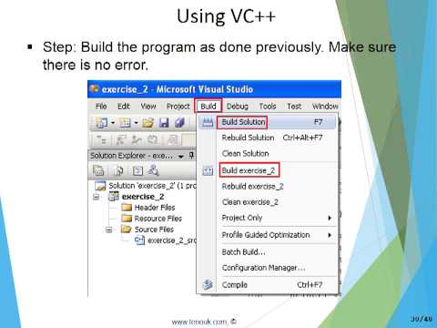C programming hands-on tutorial part 1: Install and use VC++ Express and Pelles C