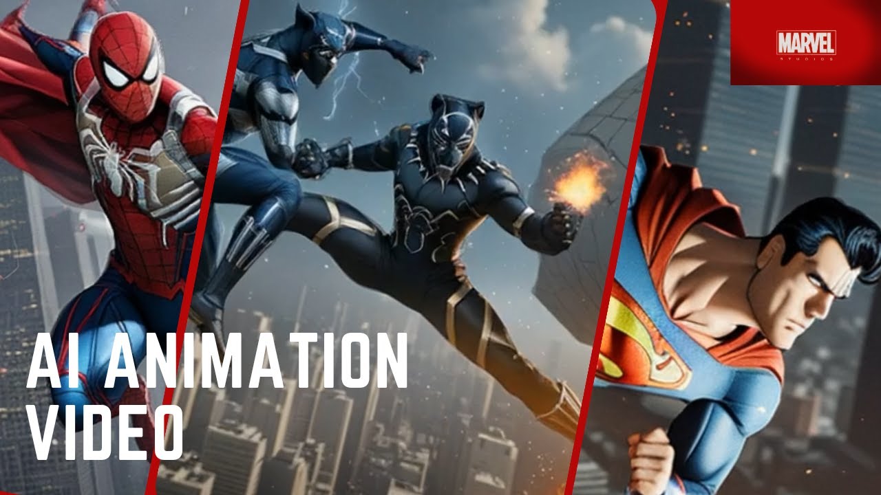 AI Animation Video using Stable Diffusion - Marvel Superheroes Trailer!