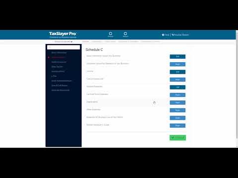 How to Input Schedule-C for a Client's Tax Return