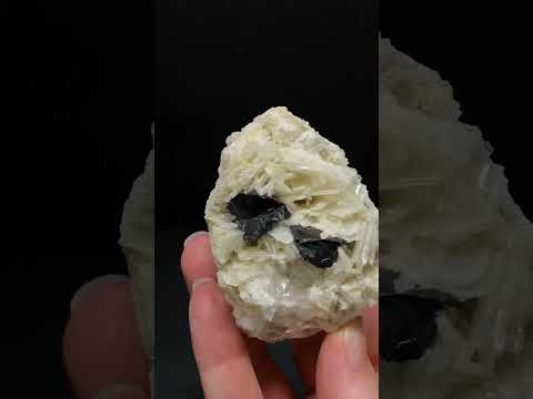 Cassiterite Crystals on Cleavelandite
