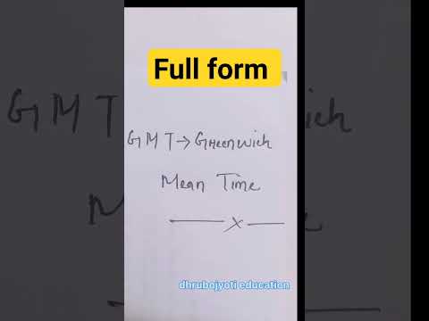 GMT full form ll what is the full form of GMT ll GMT ka pura nam kya hai ll #gmt #shorts #viral