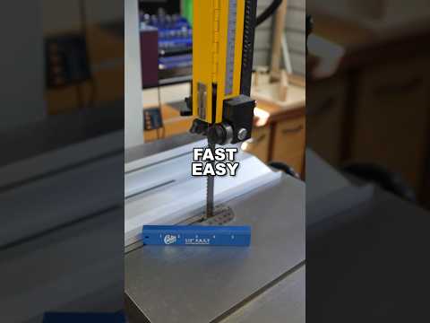 EASY Bandsaw Set-up EVERY TIME! #woodworkingtools