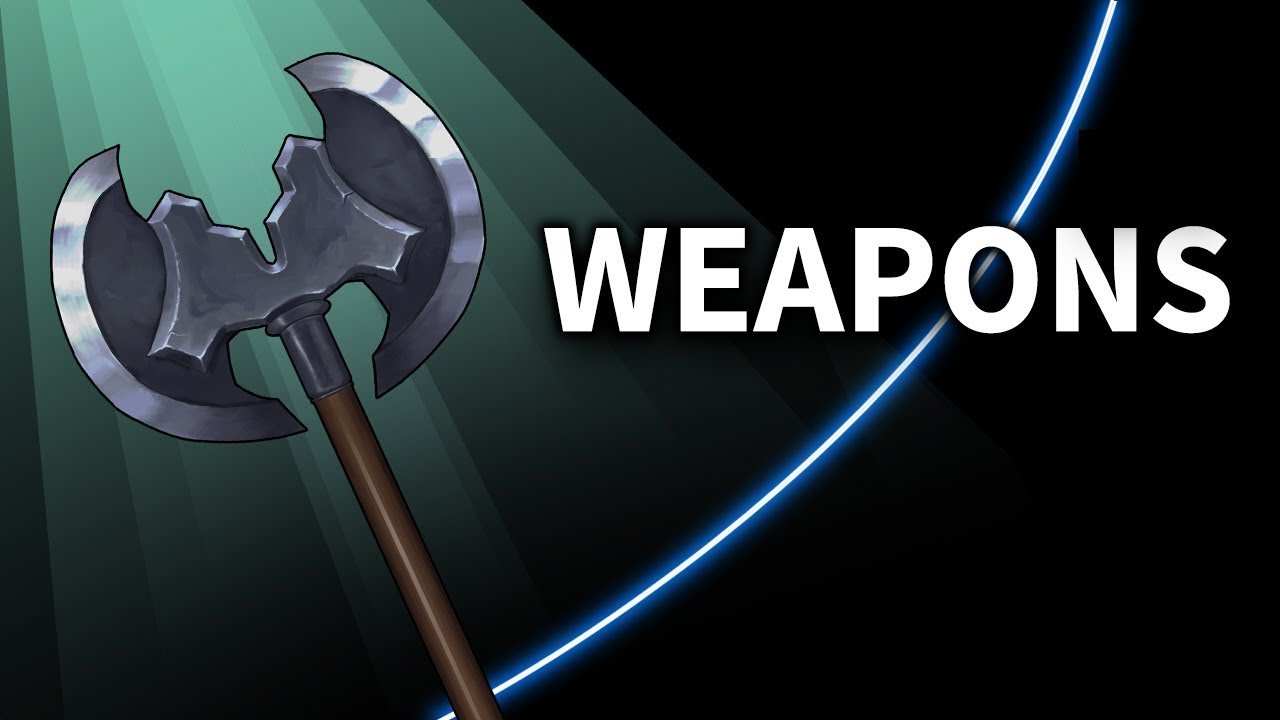 Concept Art Class: Weapons