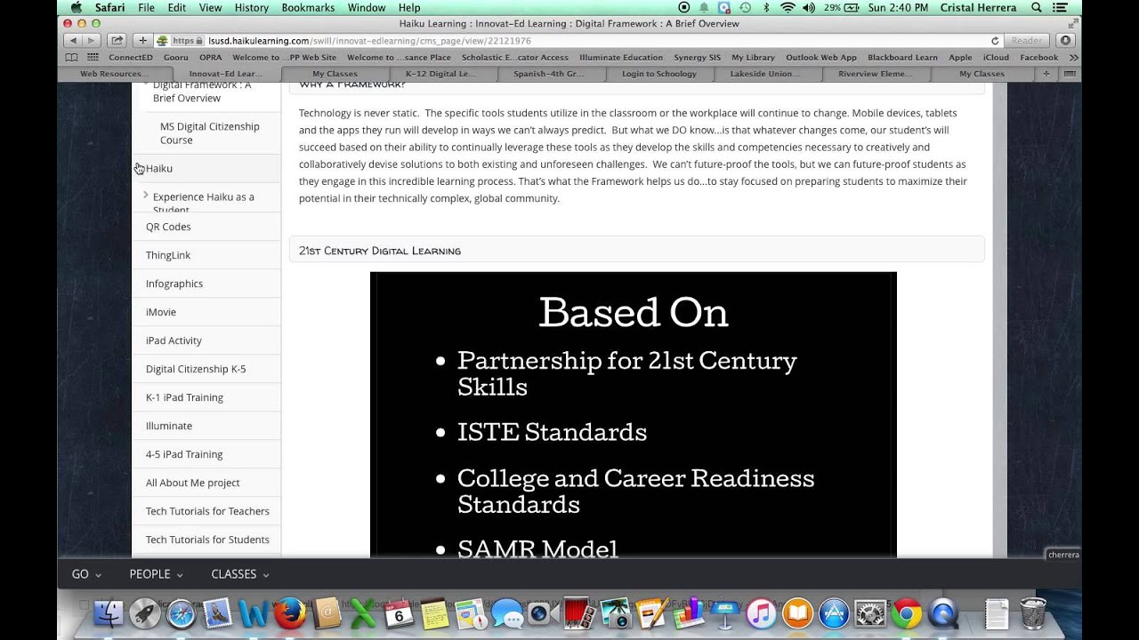 Implementing Haiku Learning at LUSD