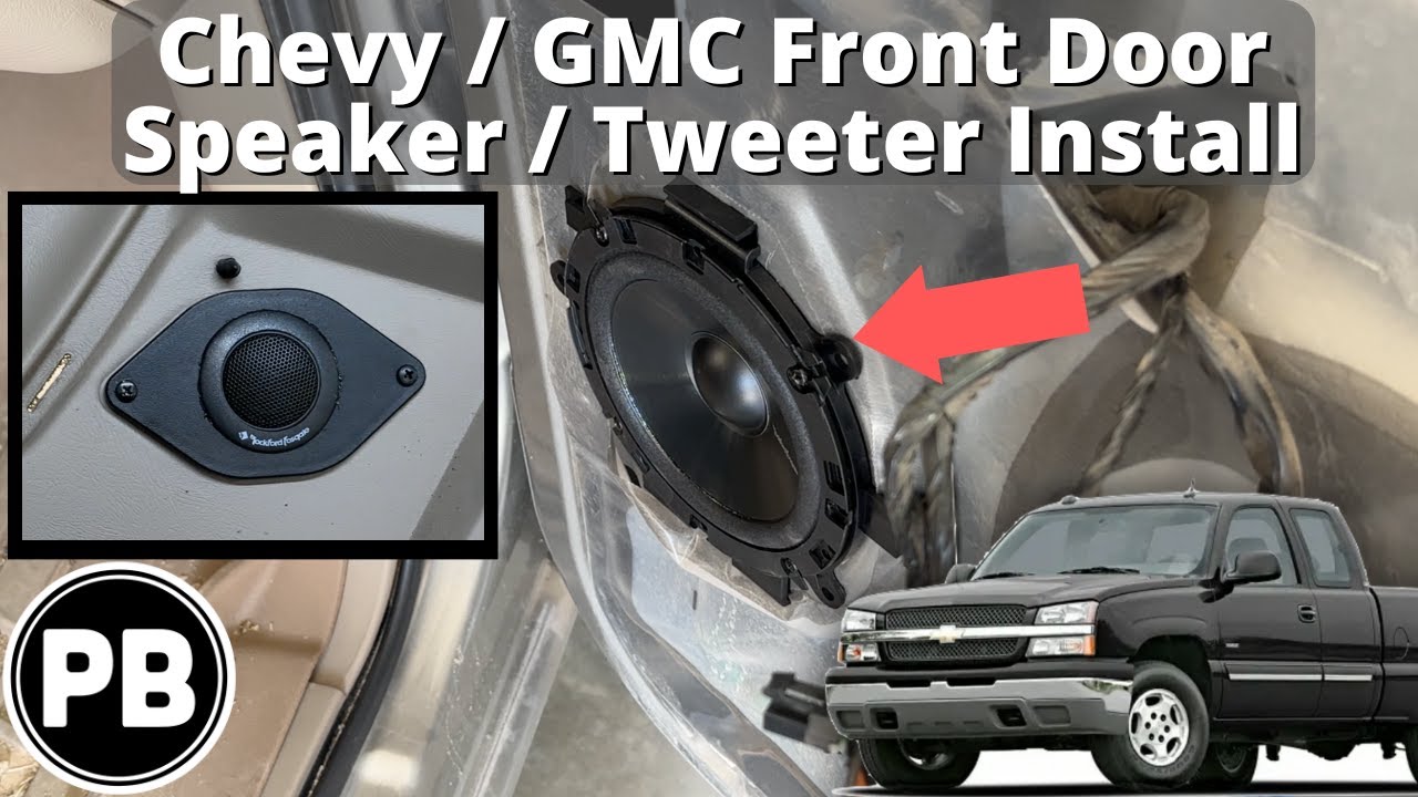 1999 - 2006 Chevy / GMC Front Door Speaker Install