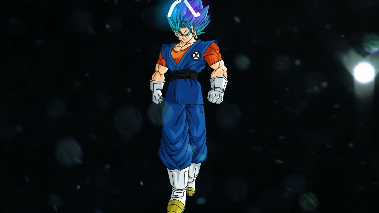 custom theme vegetto ssj blue berserker controlado