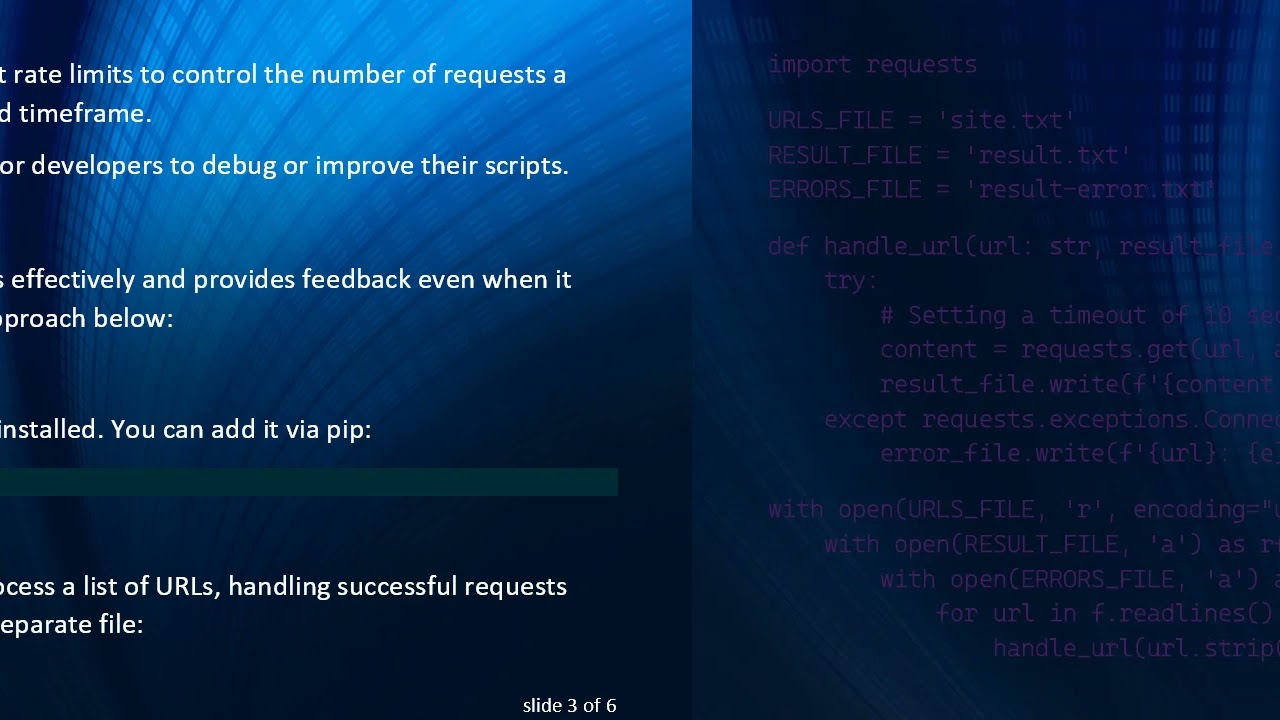 Why Do Requests Stop After a Certain Time in Python? Here's How to Fix It!