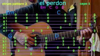 el perdon english nicky jam enrique iglesias guitar chords Acordes ...