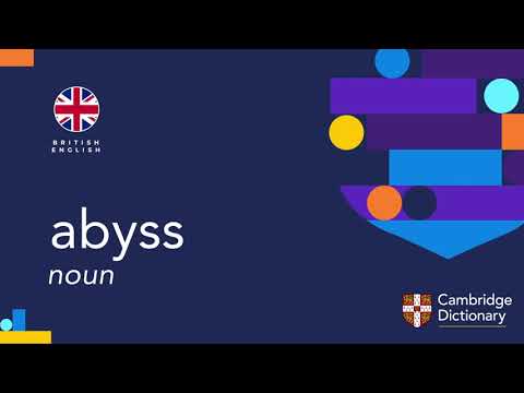 How to pronounce abyss | British English and American English pronunciation