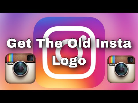 HOW TO GET THE OLD INSTAGRAM LOGO | NO SHOETCUTS