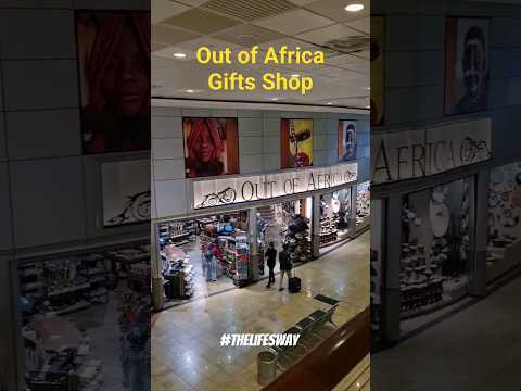 Out of Africa shop #ORTambo Airport #Johannesburg #SouthAfrica #Travel #AfricanSafari #ShortsAfrica