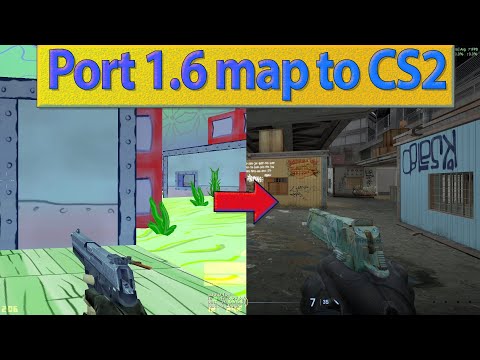 How to Port 1.6 maps into CS2, full guide, Counter Strike 1.6 to Counter Strike 2, step by step.
