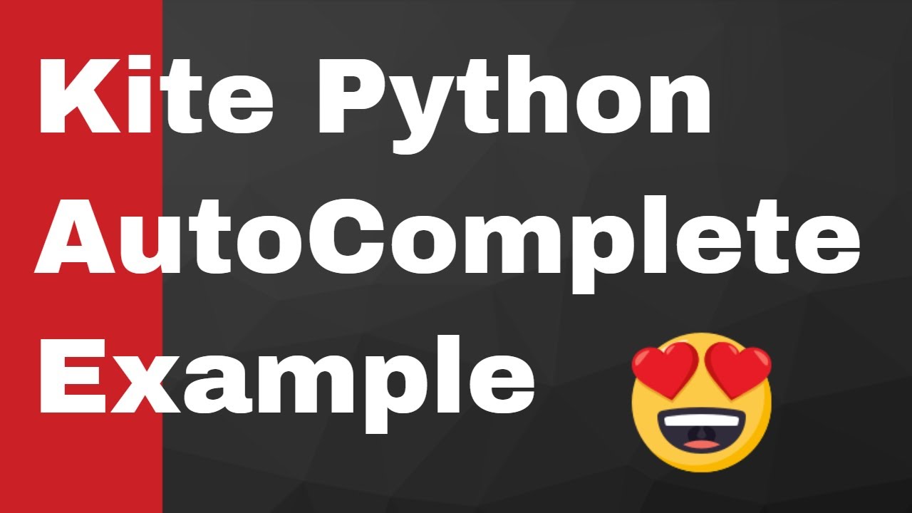 Kite Python AutoComplete Plugin for Visual Studio Code Full Example for Beginners
