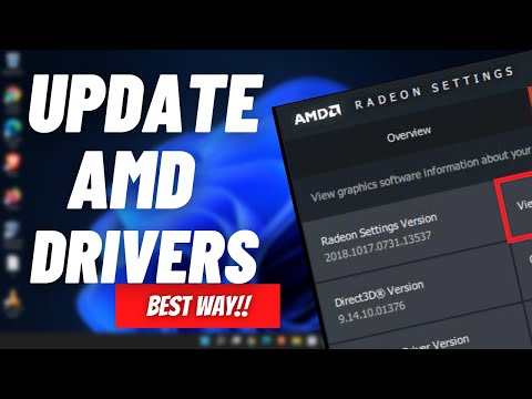How to Update AMD Radeon Graphics Card Drivers | AMD Radeon Software Download & Install (2022)