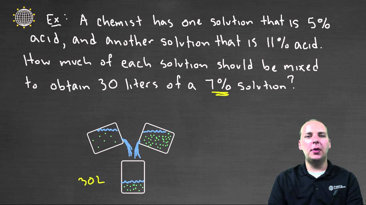 Mixture Problem - Example 1