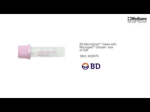 BD Microtainer™ Tubes with Microgard™ Closure box of 200 365975
