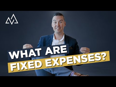 What Are Fixed Expenses?