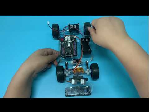 OSOYOO Sport Car for Arduino Lesson 1: Hardware Installation and Servo Test