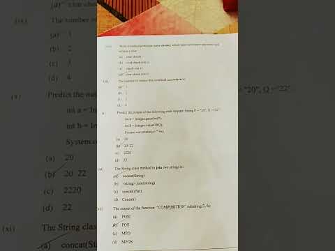ICSE class 10th computer answer key #trending #shorts #short #exam #computer