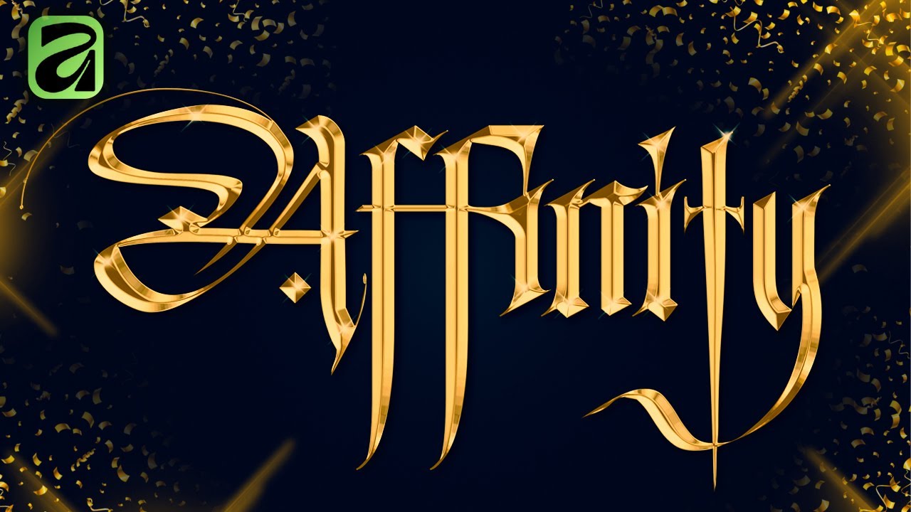How To Create A Gold Text Effect In Affinity