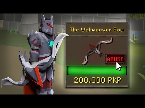 THE *BROKEN* WEAPON NOBODY KNOWS ABOUT? (WEBWEAVER BOW) + 60M PKP GIVEAWAY! - Roat Pkz RSPS