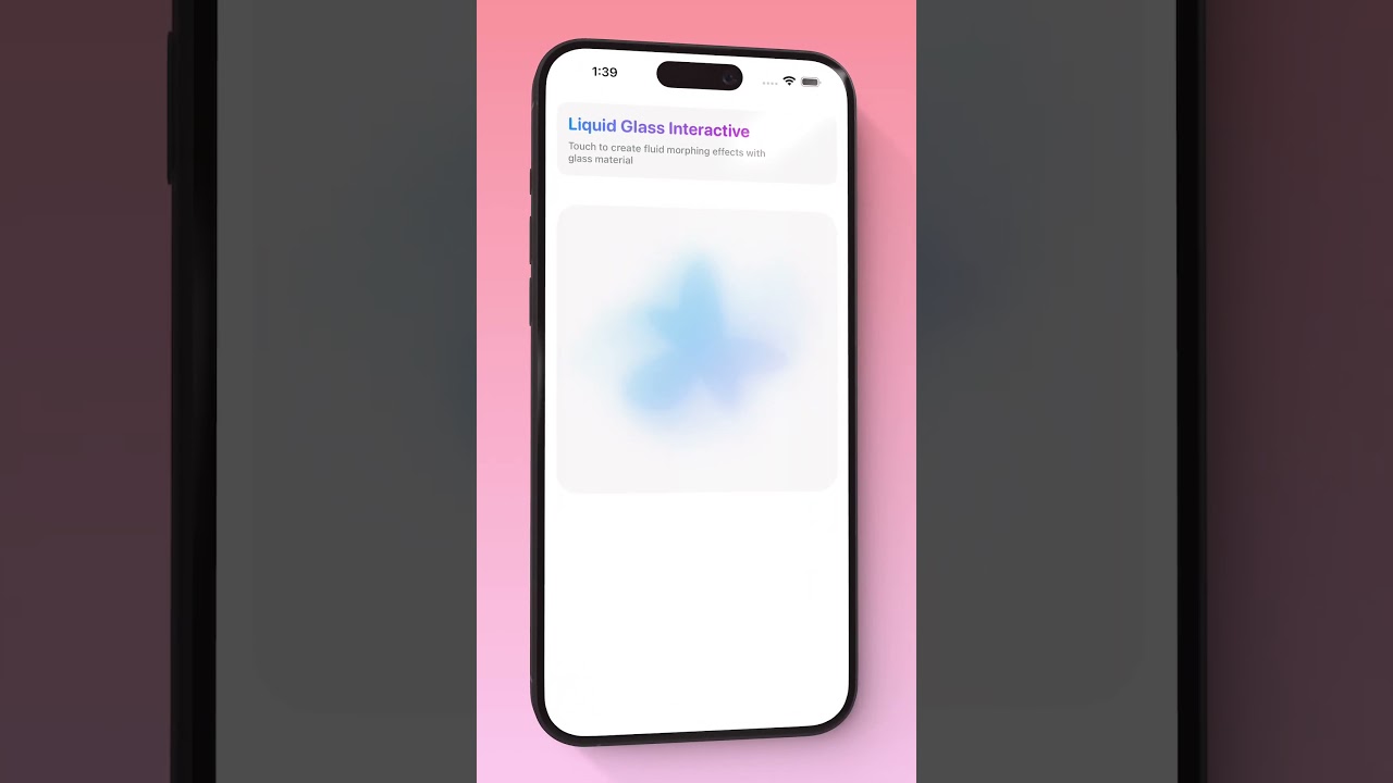SwiftUI Liquid Glass Animation