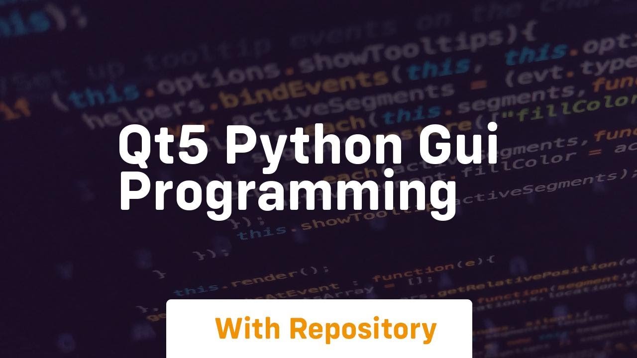 qt5 python gui programming