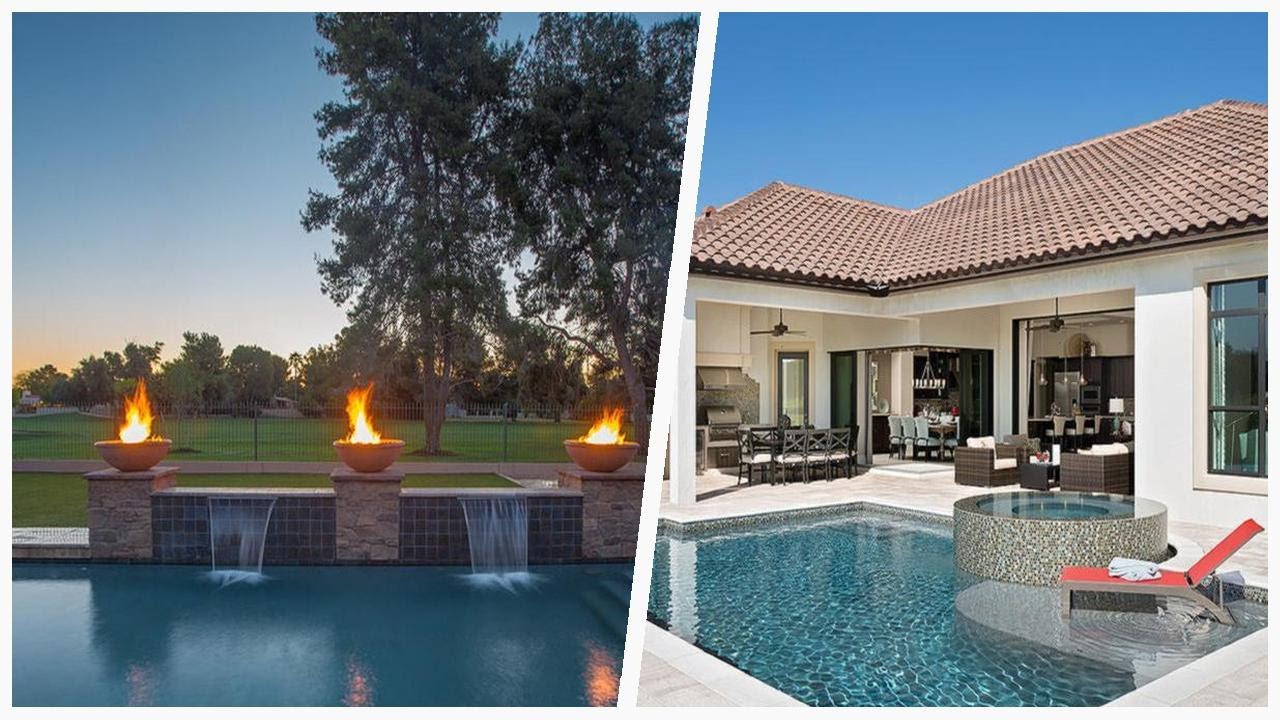 75 Mediterranean Pool Fountain Design Ideas You'll Love ➤