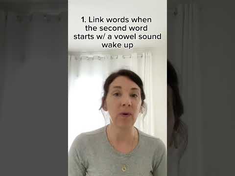 Connected speech: how to link words in English pronunciation