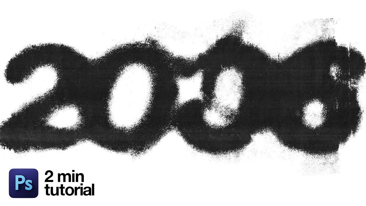 Make This Grunge Text Effect in 2 Minutes – Photoshop Tutorial