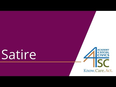 Satire: It’s No Joke - Rhetoric Series | Academy 4 Social Change