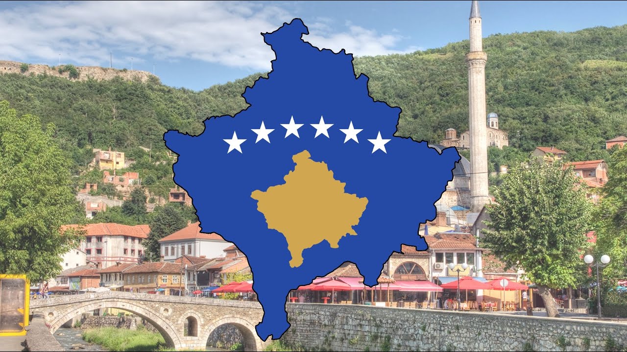 Kosovo - Flag Map Speedpaint