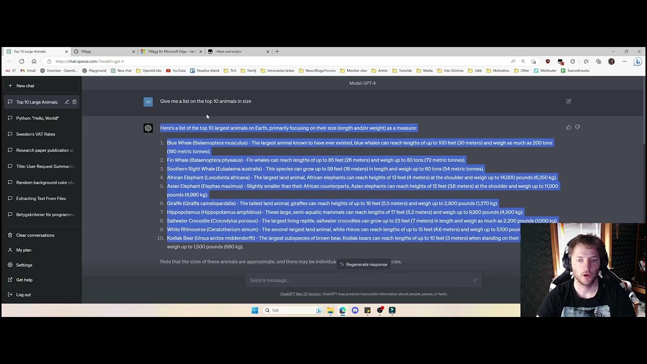 Customize OpenAI Website Layout with Tampermonkey: