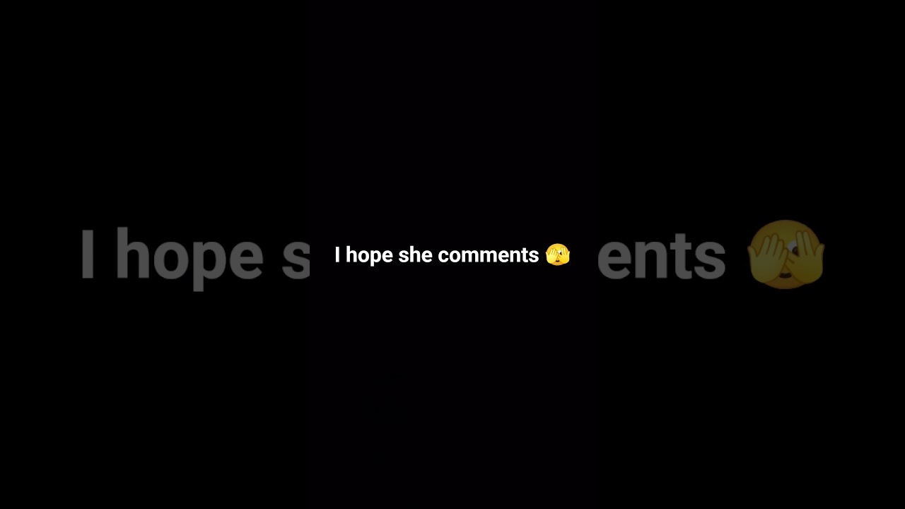 pls comment Sophie