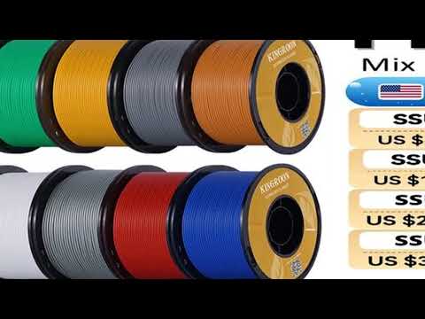 KINGROON PLA Filament 1.75mm 5/10KG pla Plastic For 3D Printer, Standard 1kg/roll 3D Printing Filame