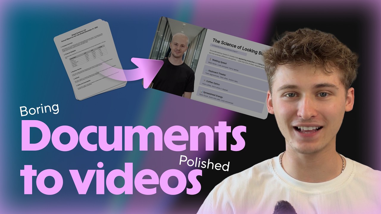 How to Turn Boring Documents Into Engaging Videos in 5 Minutes | HeyGen Tutorial
