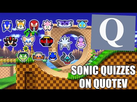 Sonic Quizzes on Quotev (Reupload)
