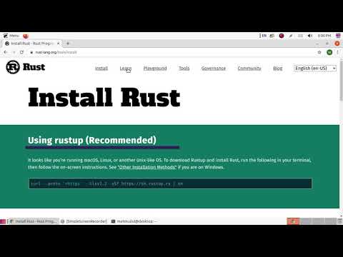 How to install rust programming language on ubuntu or linux [2021] properly | compile & run