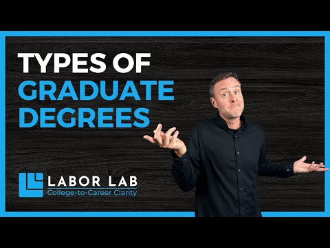 Types of Graduate Degrees