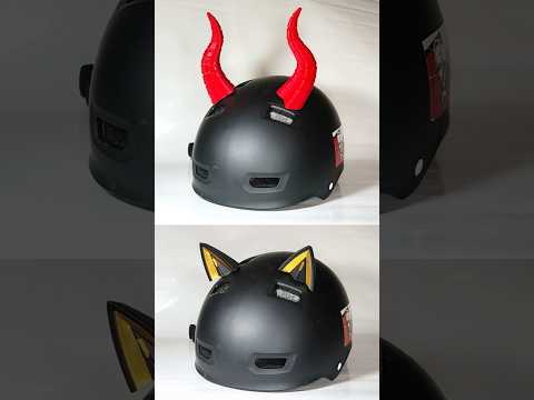 🧲 Magnetic Devil Horns for Helmet (Bike/Motorcycle)・Free STL File for ...