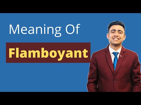 flamboyant meaning in hindi @AbcSkills