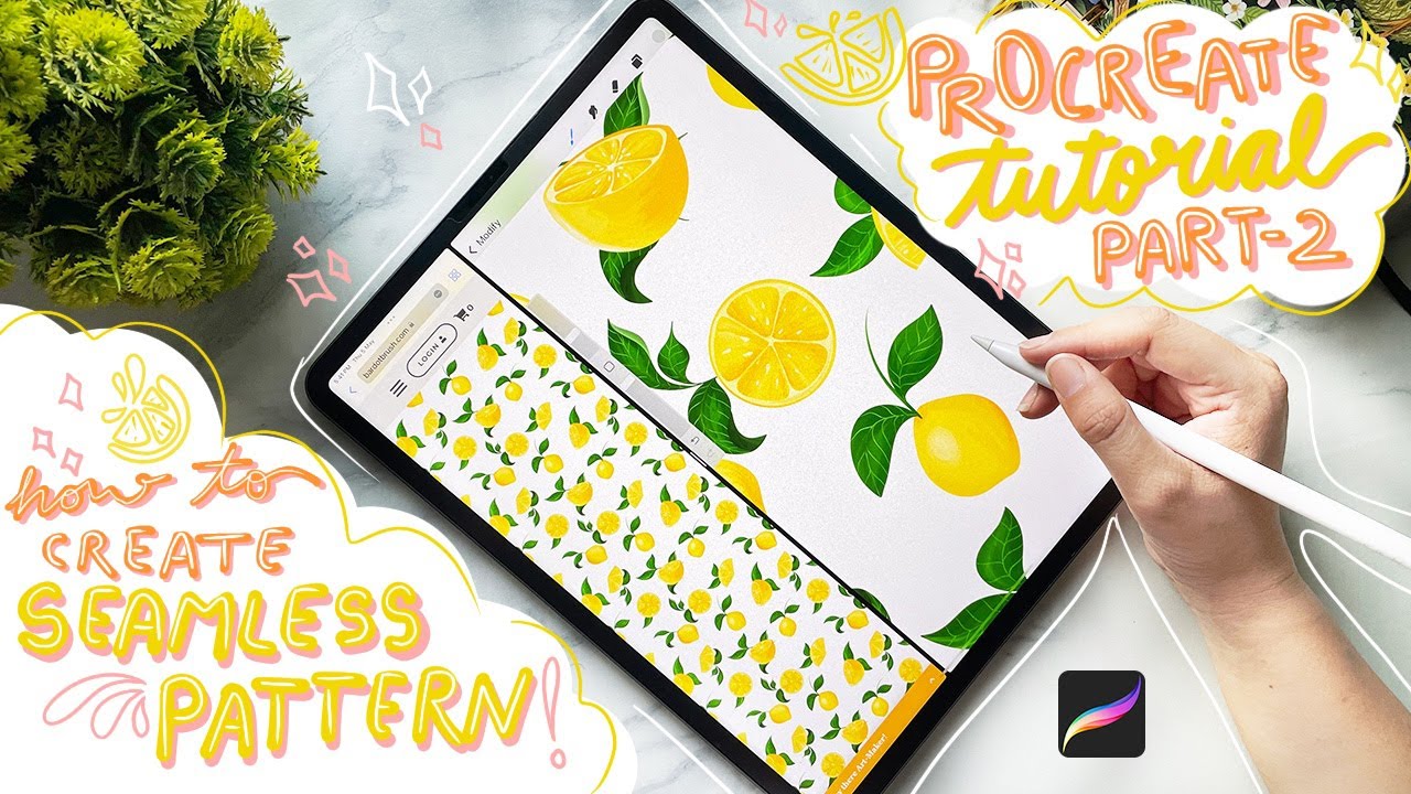 How To Create Seamless / Repeating Patterns In Procreate | PART-2 | Step By Step Procreate Tutorial