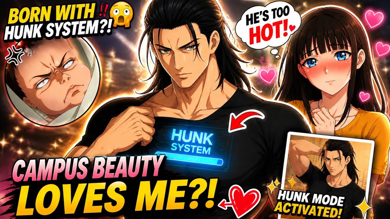 I born with Hunk System: Eloping with the Campus Beauty 💕 | Locked Recap