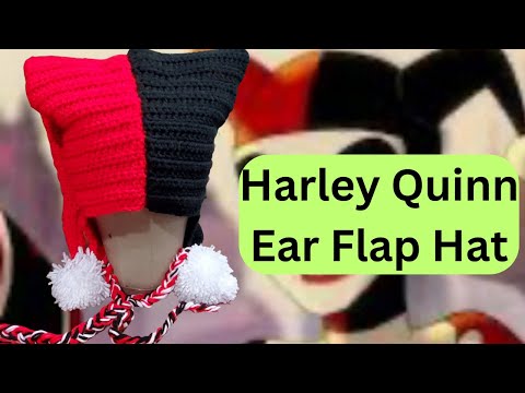 Crocheted Harley Quinn Hat - Make Your Own Super Villain Hat