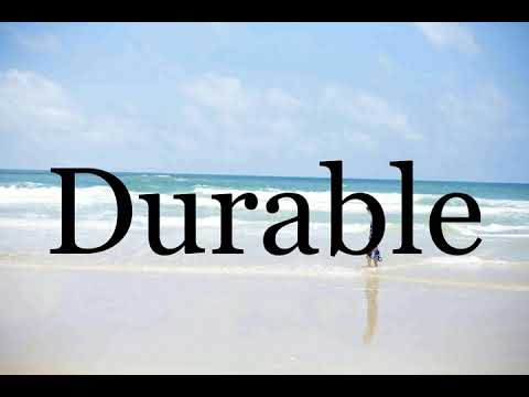 How To Pronounce Durable๐๐๐๐๐๐Pronunciation Of Durable